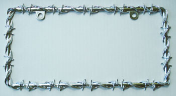 barbed wire plate frame