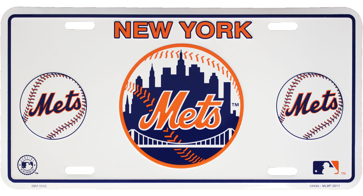 Buy New York Mets MLB License Plate | Flagline