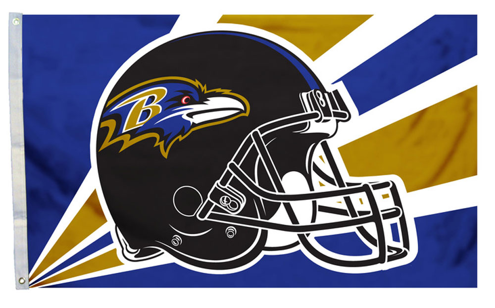 Buy Baltimore Ravens - 3' x 5' NFL Polyester Flag | Flagline