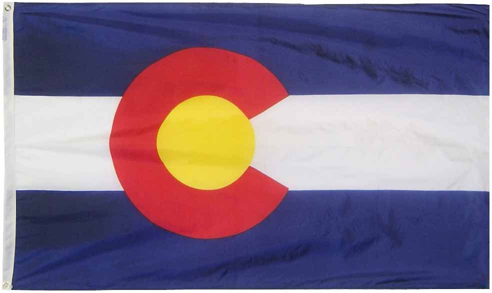 Buy Colorado - 2'X3' Nylon Flag | Flagline