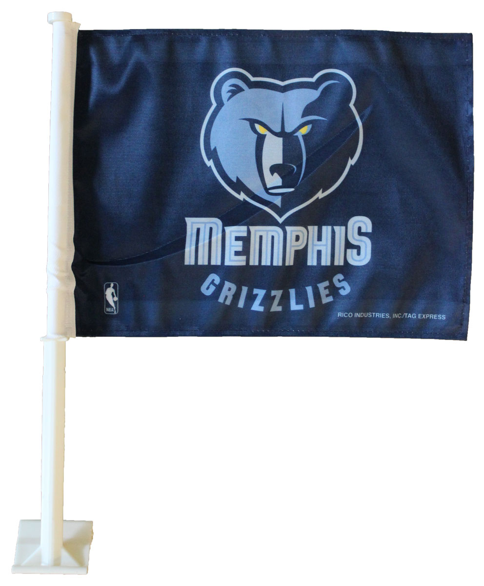 Buy Memphis Grizzlies NBA Car Flag | Flagline