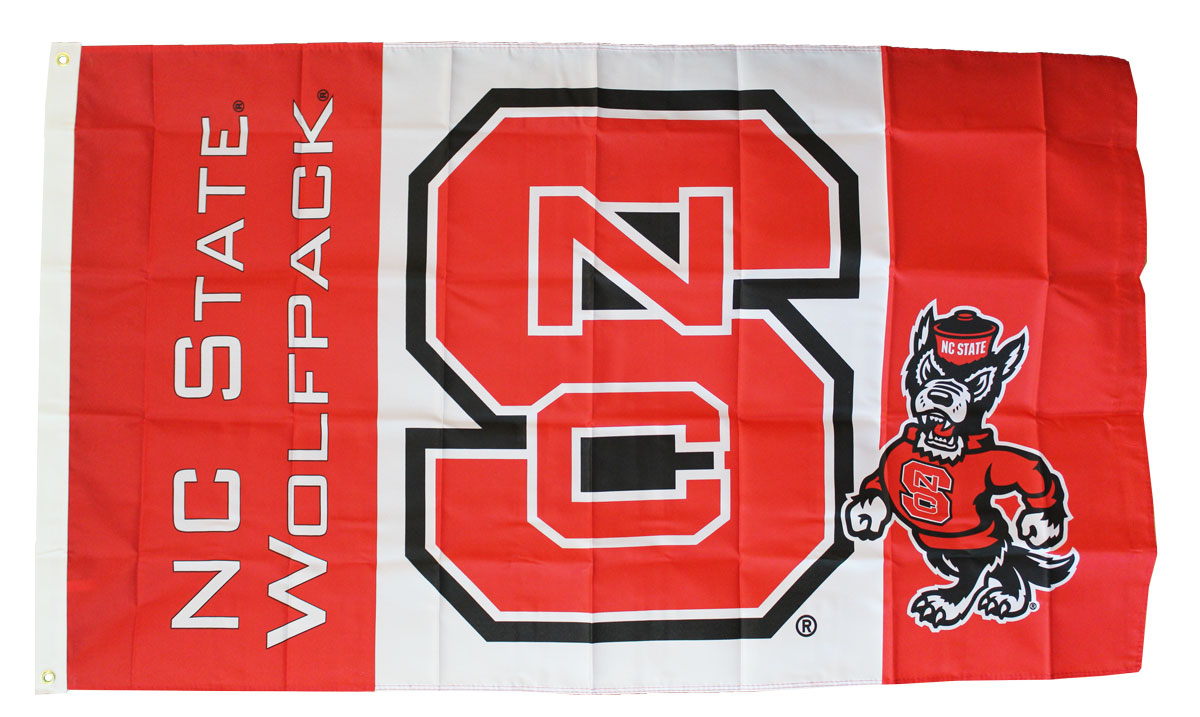 Buy North Carolina State - 3' x 5' NCAA Polyester Flag | Flagline
