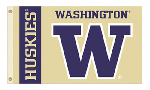 Buy University of Washington - 3' x 5' NCAA Polyester Flag | Flagline
