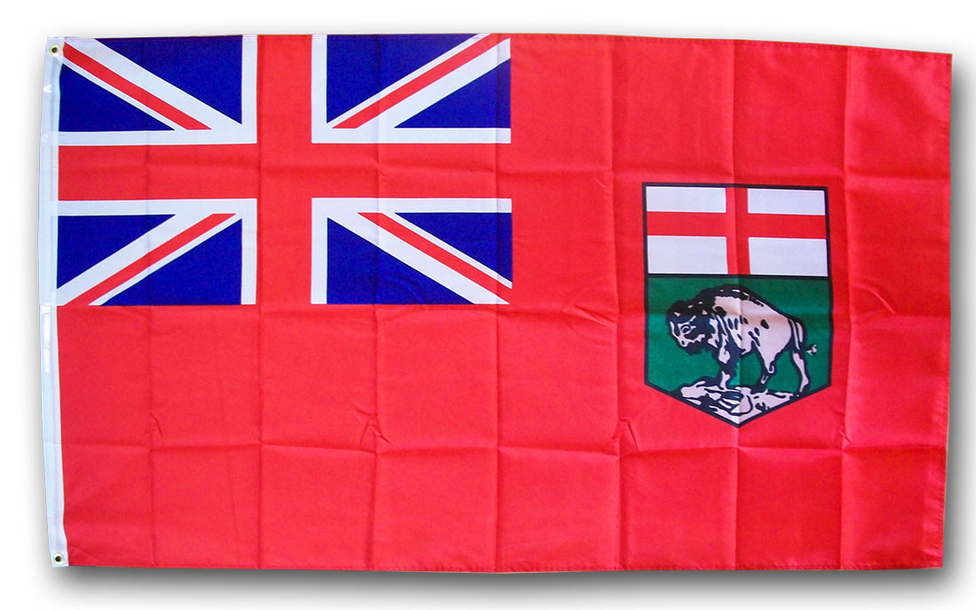 Buy Manitoba - 3'X5' Polyester Flag | Flagline