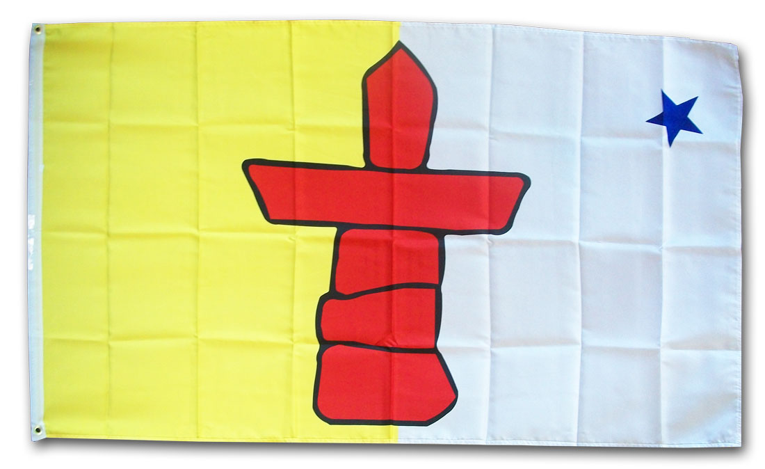 Buy Nunavut - 3'X5' Polyester Flag | Flagline