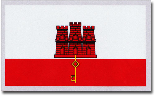 Buy Gibraltar Auto Decal | Flagline