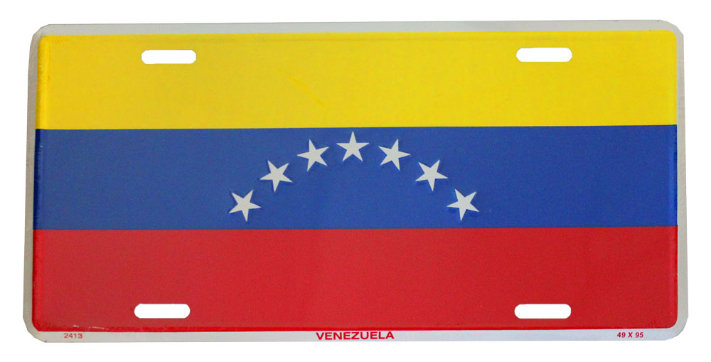 Buy Venezuela (Civil) License Plate (Old) | Flagline