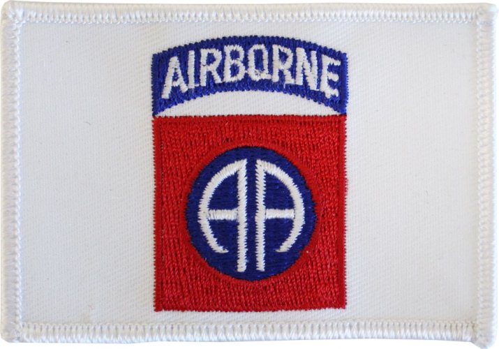 Buy 82nd Airborne Division Rectangular Patch Flagline